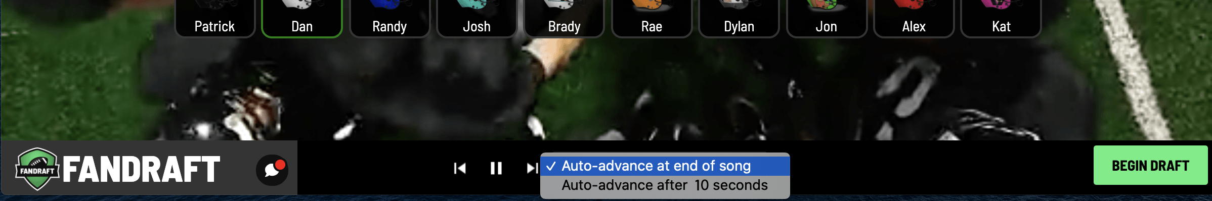 FanDraft: Documentation