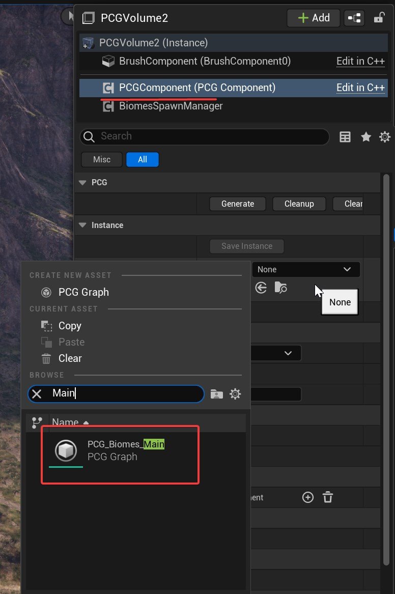 PCG Layered Biomes Documentation