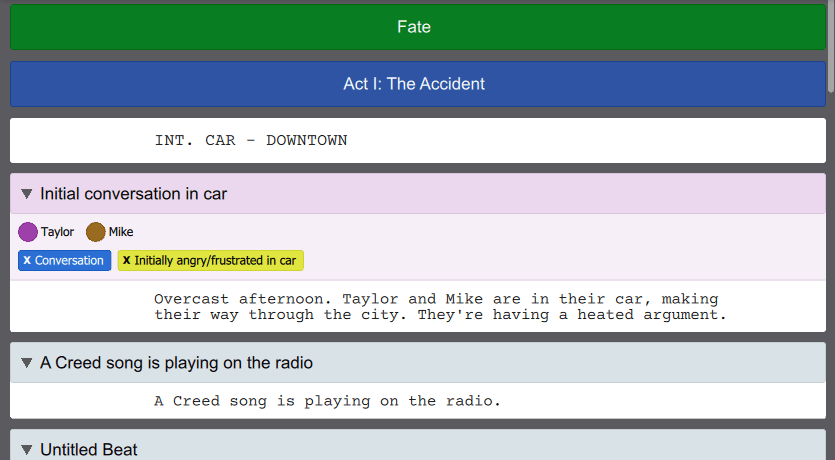 Causality Story Sequencer